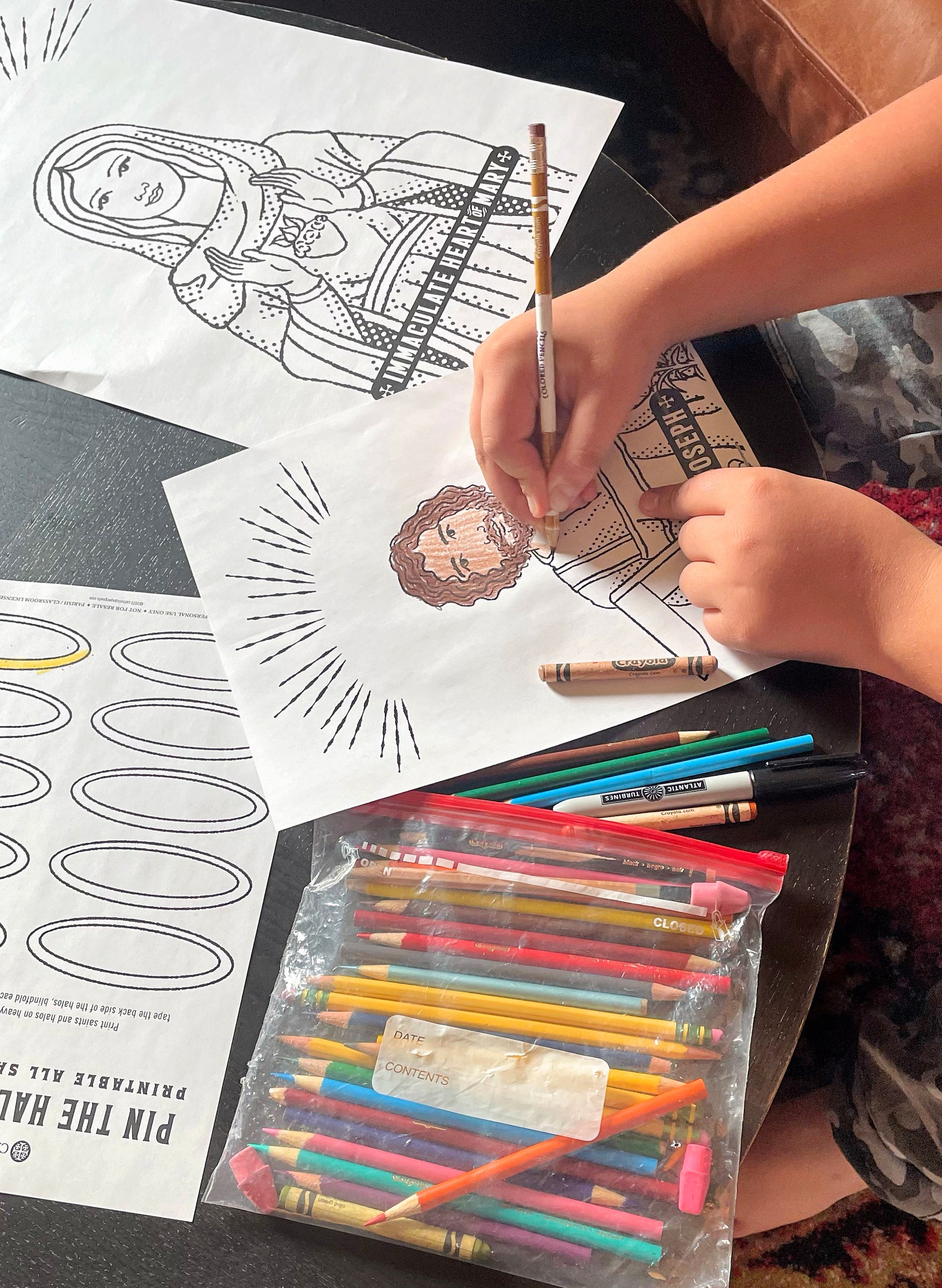 Pin the Halo on the Saint Game: Catholic All Saints Day (PDF) - Etsy