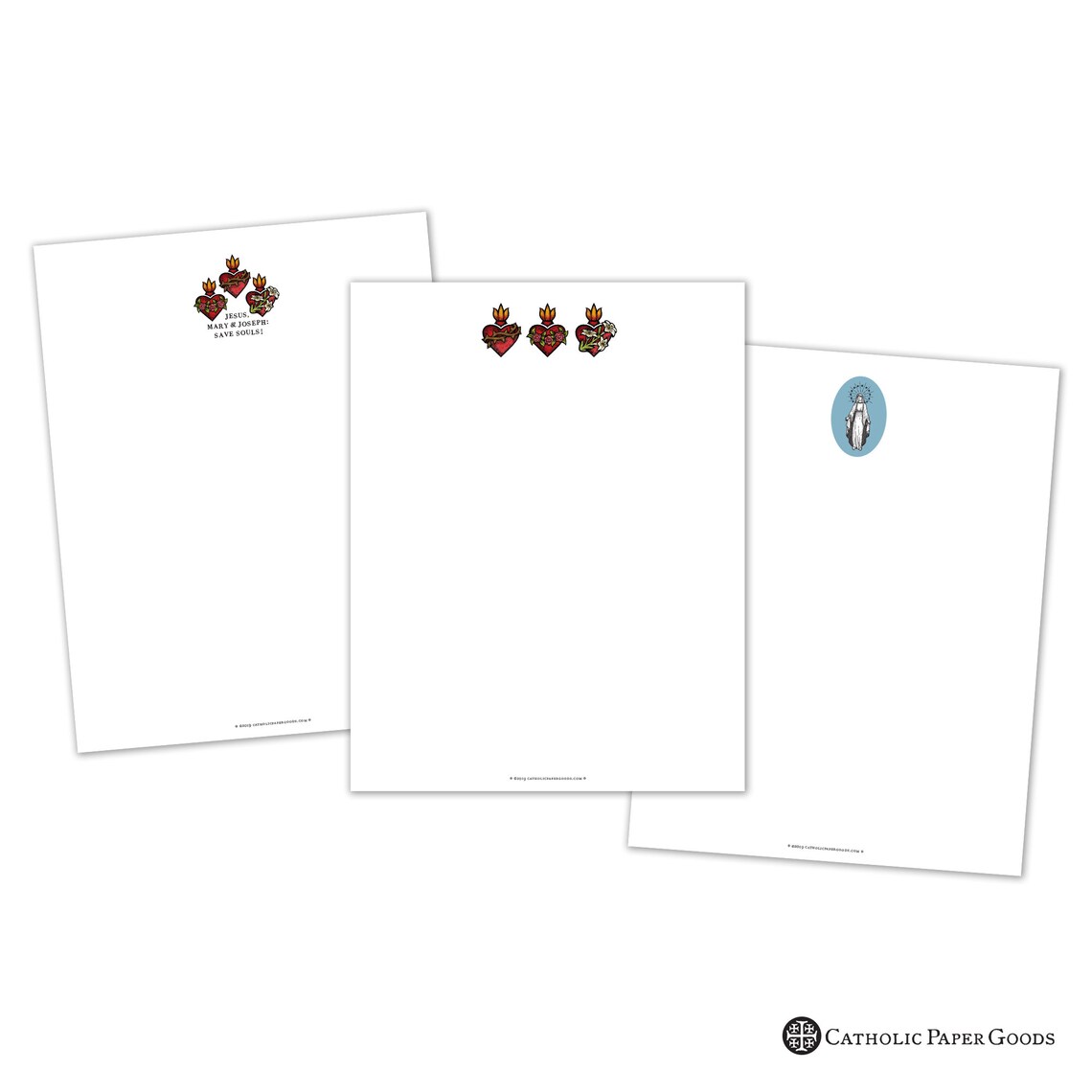Catholic Letterhead Downloadable PDF 8.5 X 11 - Etsy