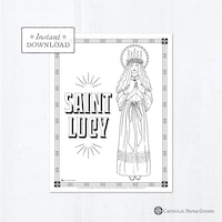 Catholic Coloring Pages July Saints Set 1 Bundle of 11 Catholic Saints ...