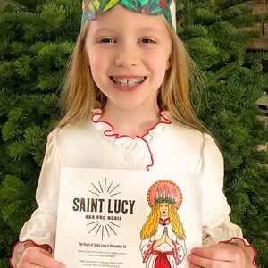 Saint Lucy Day Activity Bundle: Coloring Pages & Games (printable PDF ...