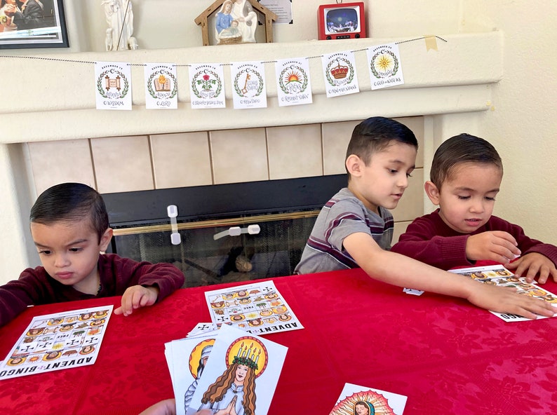 Advent Bingo Game Memory Game Advent Saints O Antiphons Advent | Etsy