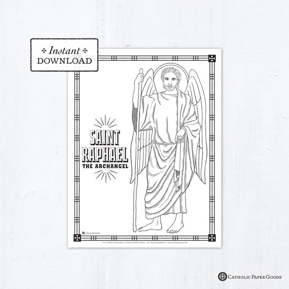 Archangel Raphael Drawing