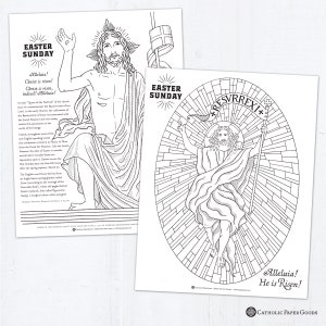 Holy Week Coloring Pages: Catholic Easter Activity (printable PDF) - Etsy