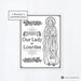 Catholic Coloring Page - Our Lady of Lourdes - Catholic Saints ...