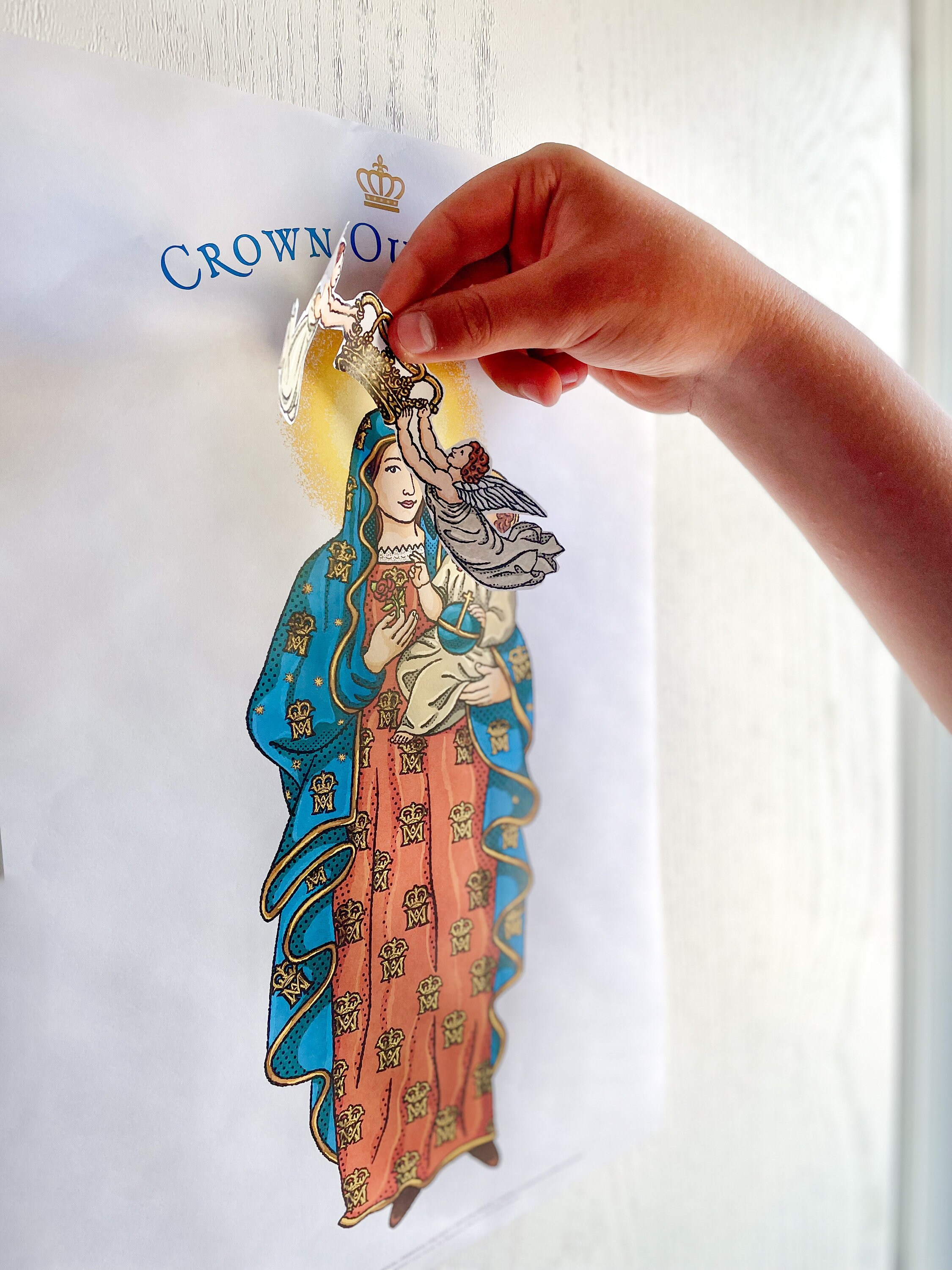 Crown Our Lady Game, Catholic Games for Kids, Printable 8.5x11, 11x17 ...