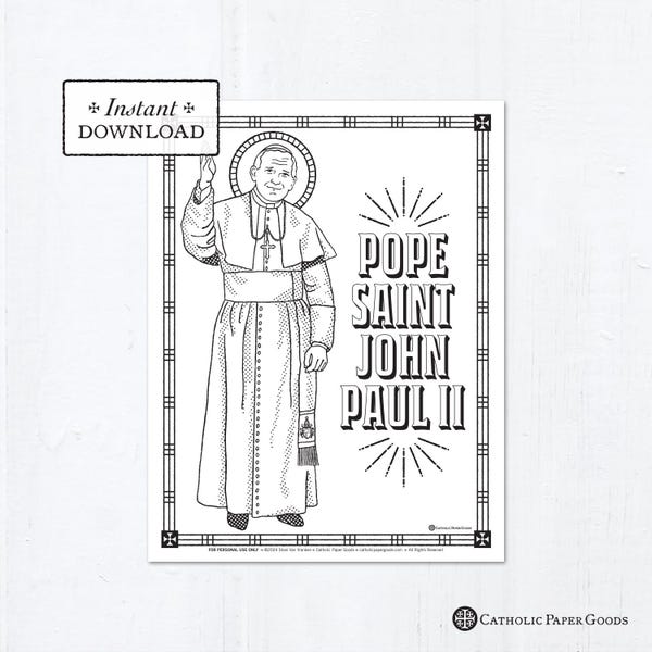 John Paul Ii - Etsy