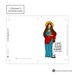 Saint Mary Magdalene Card, Art Print, Instant Download, Printable PDF 5 ...