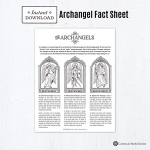 Archangels Activity Bundle: Coloring Pages, Maze, Puzzles (printable ...