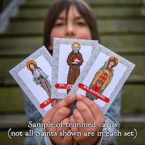 Catholic Saint Flash Cards January Set #1 - Printable - PLUS Bonus ...