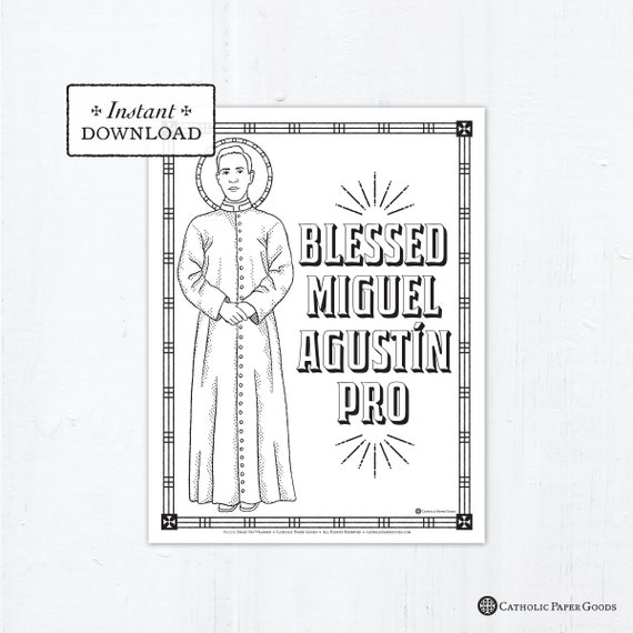 Blessed Miguel Pro Coloring Pages