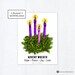 Catholic Advent Wreath Prints: Weekly Candle Lighting (digital Download ...