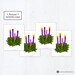 Catholic Advent Wreath Prints: Weekly Candle Lighting (digital Download ...