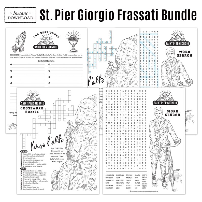 St. Carlo Acutis & St. Pier Giorgio Frassati Catholic Saints Printable ...