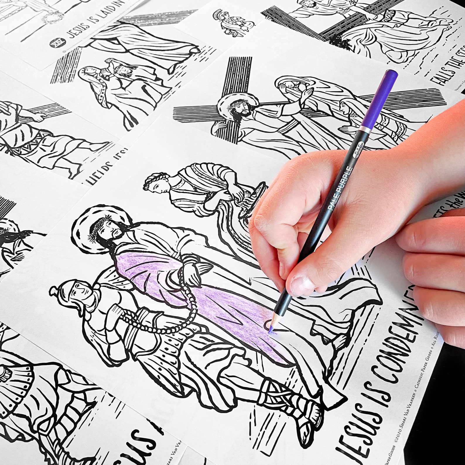 Stations of the Cross Coloring Pages, 14 Catholic Lent Coloring Pages ...
