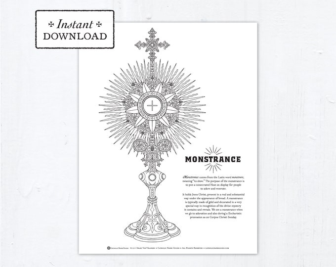 The Holy Trinity Catholic Coloring Page, Trinity Sunday Activity ...