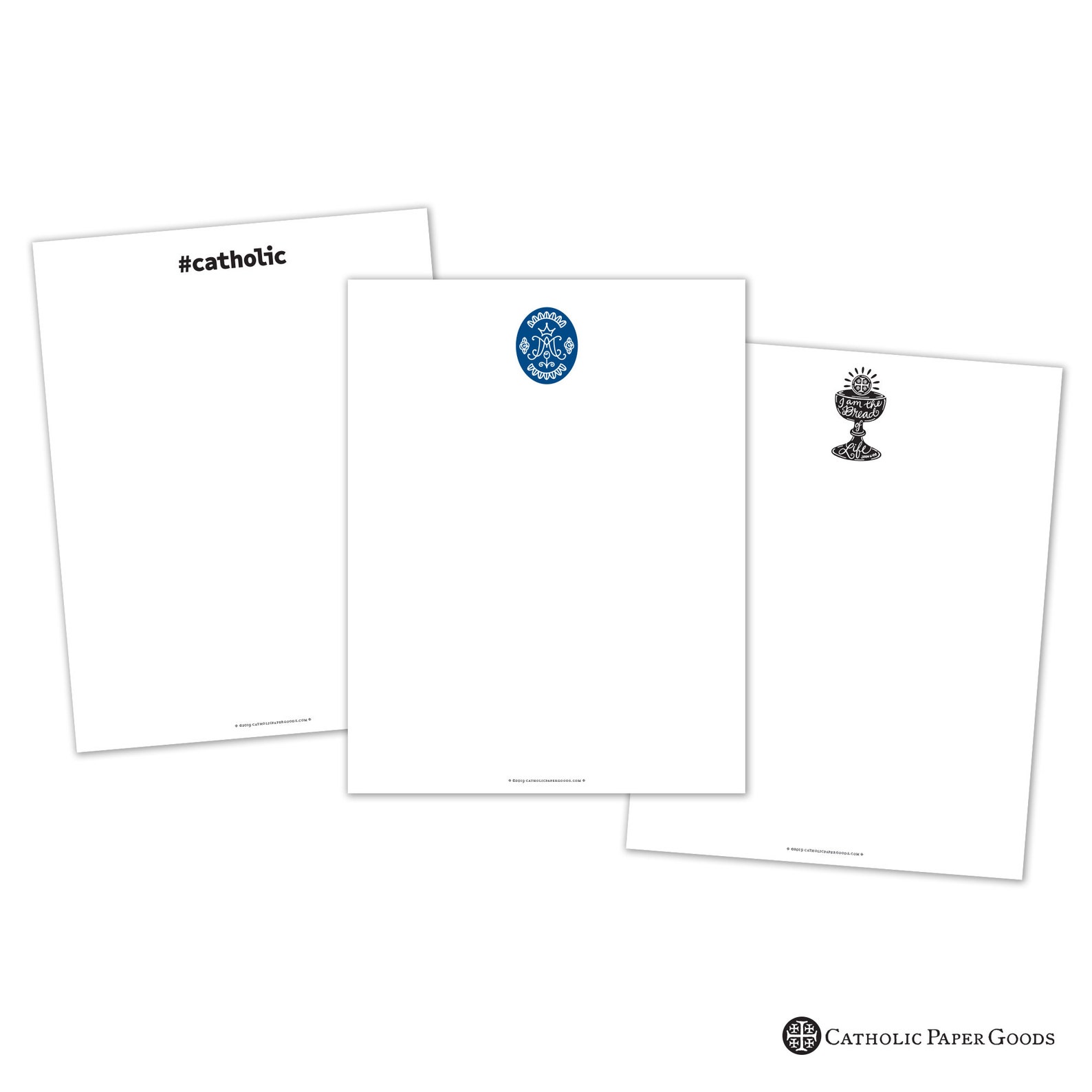 Catholic Letterhead Downloadable PDF 8.5 X 11 - Etsy