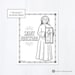 Saint Faustina Coloring Page: Catholic Saints Printable (PDF) - Etsy