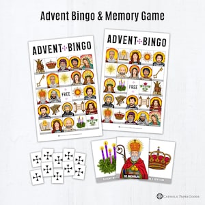 Advent PDF Bundle: Bingo, Coloring Pages, Jesse Tree Ornaments, O ...