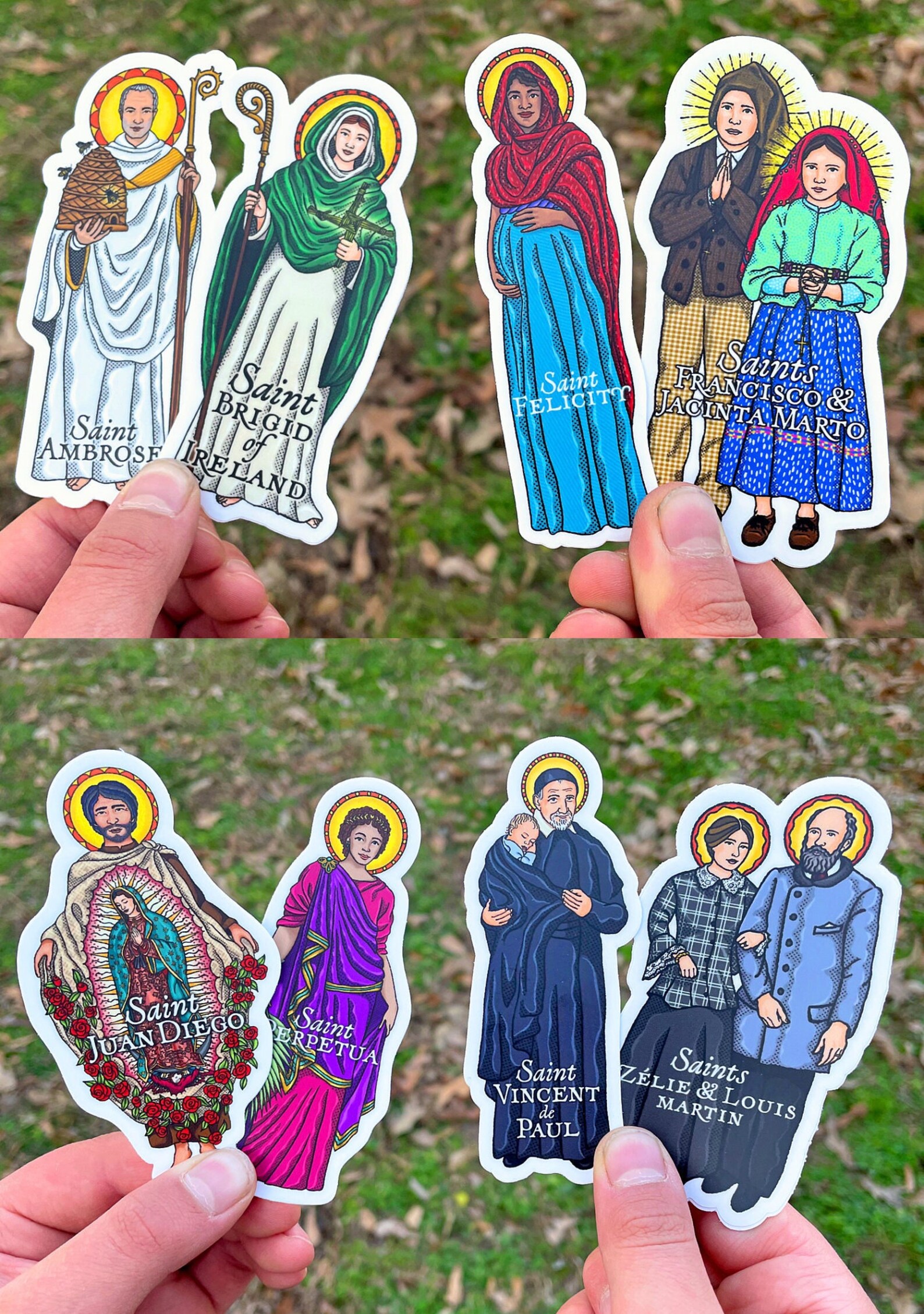 Catholic Saints 4 Inch Individual Die Cut Vinyl Stickers Peel | Etsy