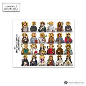 All Saints Day Cupcake Toppers: Catholic Party Decor (printable PDF) - Etsy