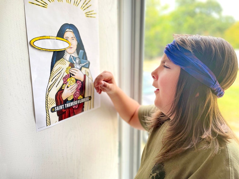 Pin the Halo on the Saint Game: Catholic All Saints Day (PDF) - Etsy