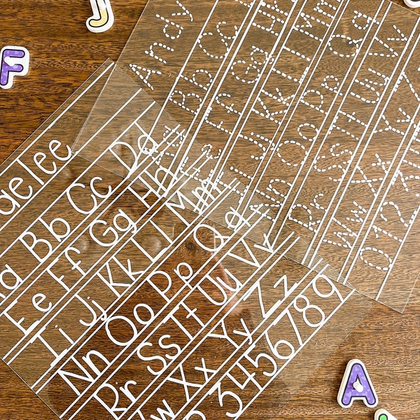 Dry Erase Letters - Etsy