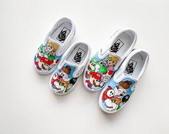 Custom Painted Vans - Etsy
