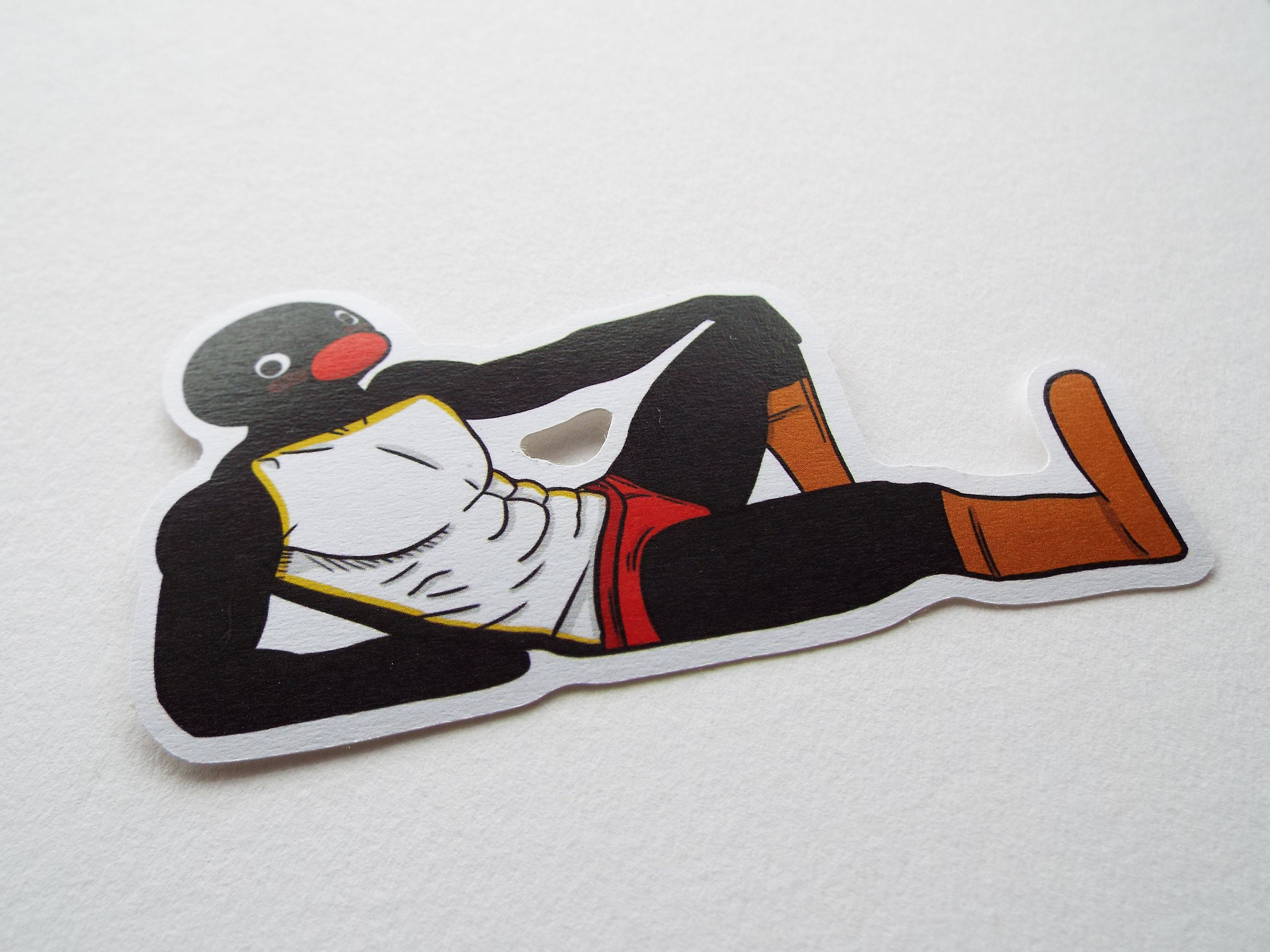 Pingu buff Sticker Pingu - Etsy UK