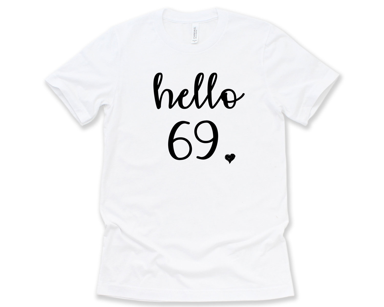 Hello 69 Birthday Shirt 7 COLORS Available Custom Womens | Etsy