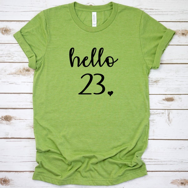 23rd Birthday Shirt - Etsy