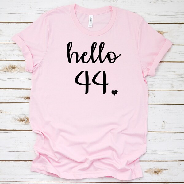 44 Birthday Shirt - Etsy