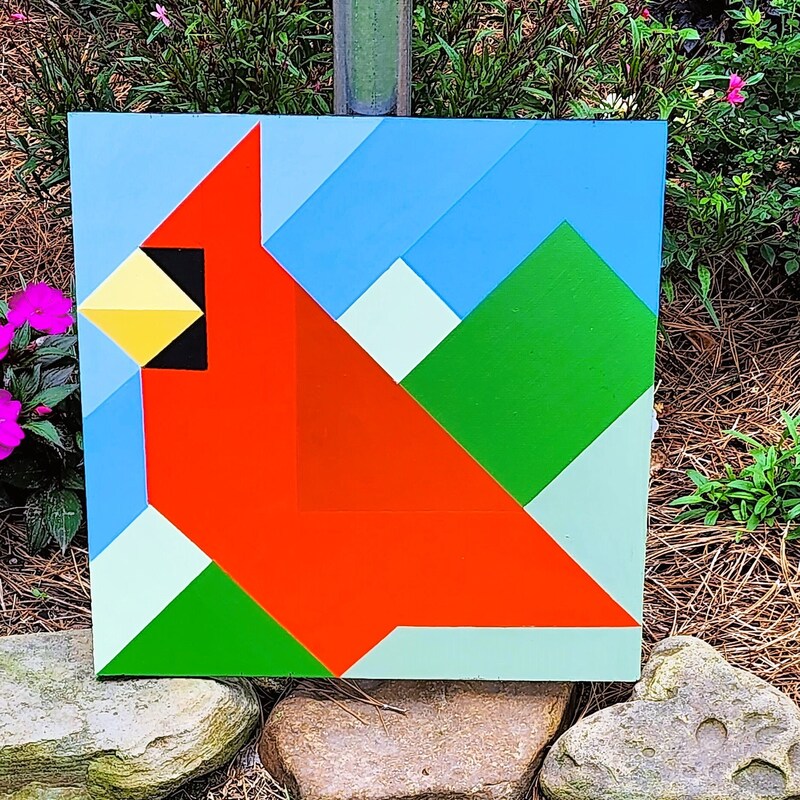 Cardinal Barn Quilts - Etsy