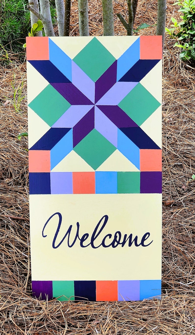 Welcome Entry Sign - Etsy