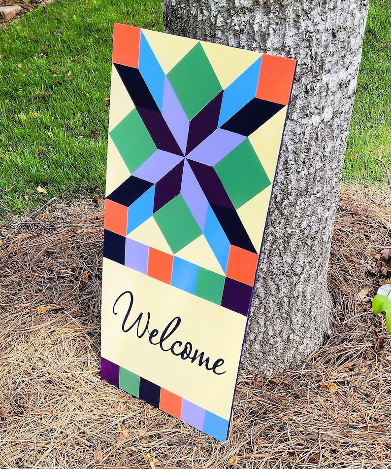 Welcome Entry Sign - Etsy