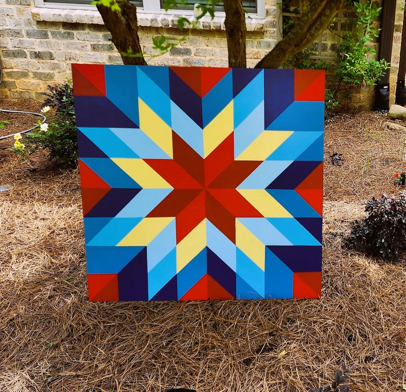 Radiant Barn Quilt - Custom Order - Etsy
