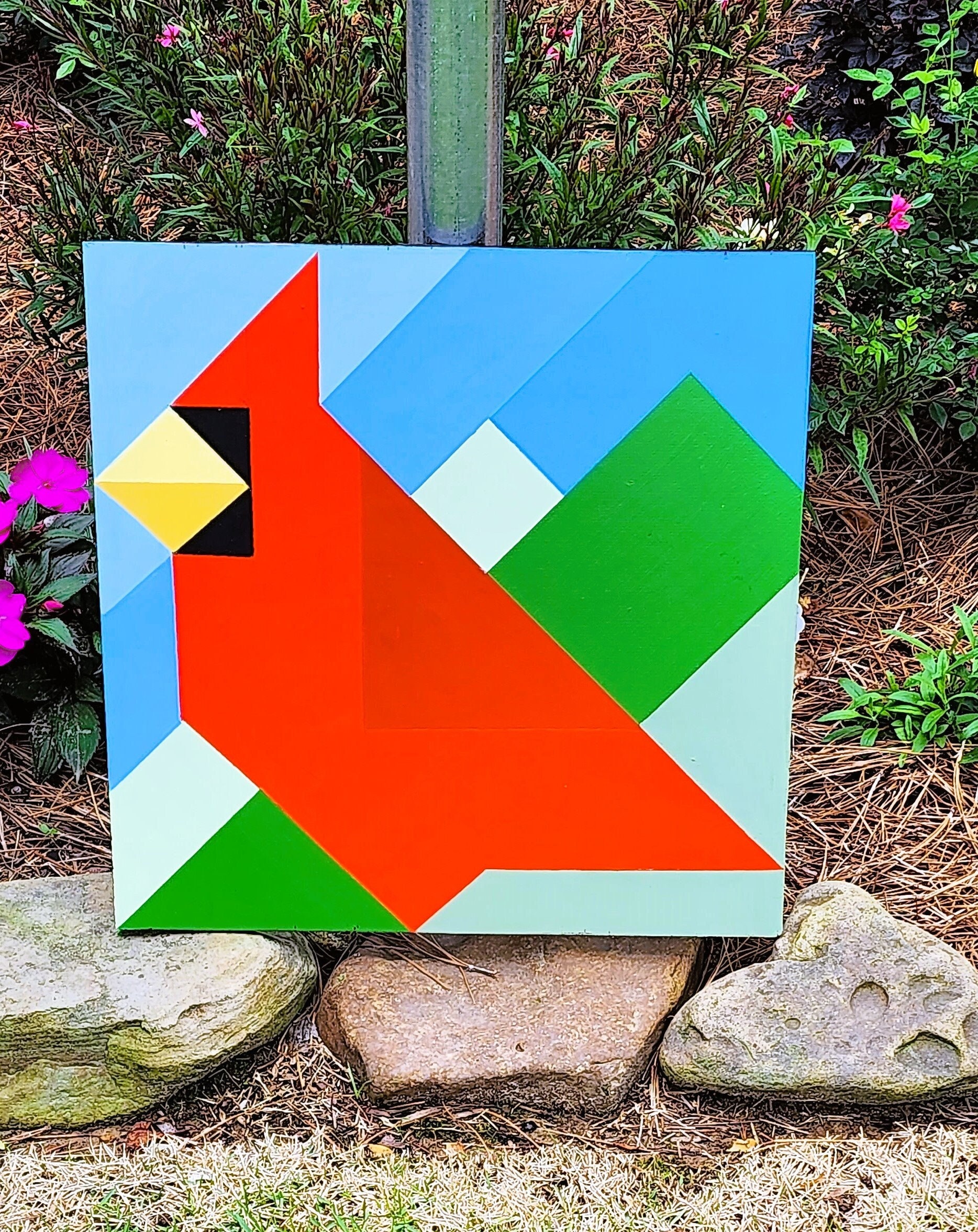 Barn Quilt Cardinal - Etsy