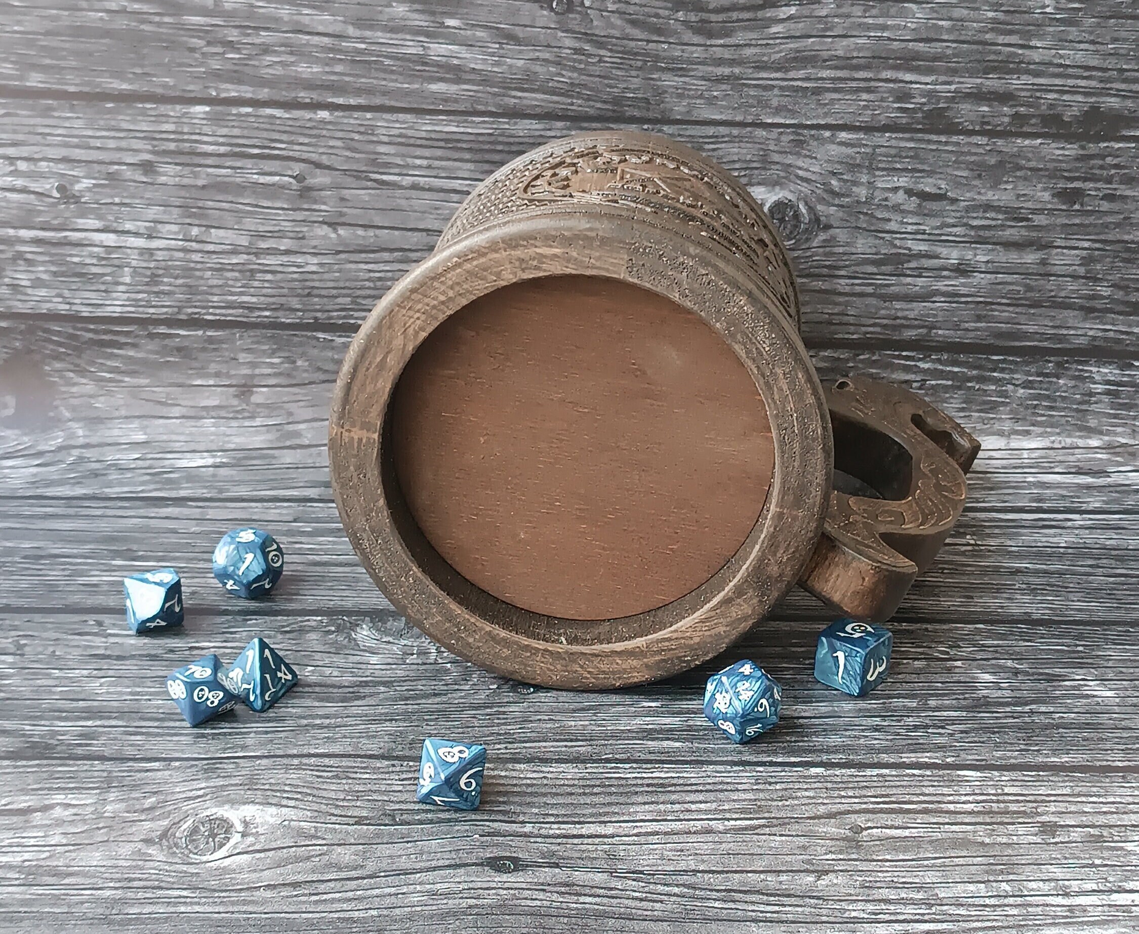 Dungeon Master Wooden Beer Mug, Gift for Him, Dnd Beer Tankard ...