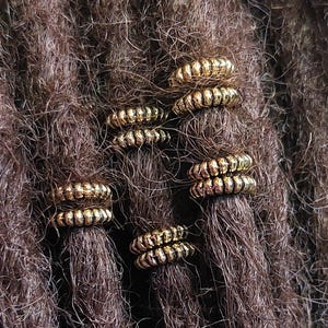 Loc Beads 4mm Hole Antique Gold Pewter 10 Pc Set, Loc Jewelry ...