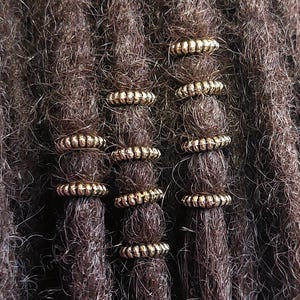Loc Beads 4mm Hole Antique Gold Pewter 10 Pc Set, Loc Jewelry ...