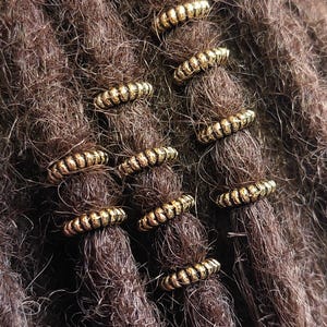 Loc Beads 4mm Hole Antique Gold Pewter 10 Pc Set, Loc Jewelry ...