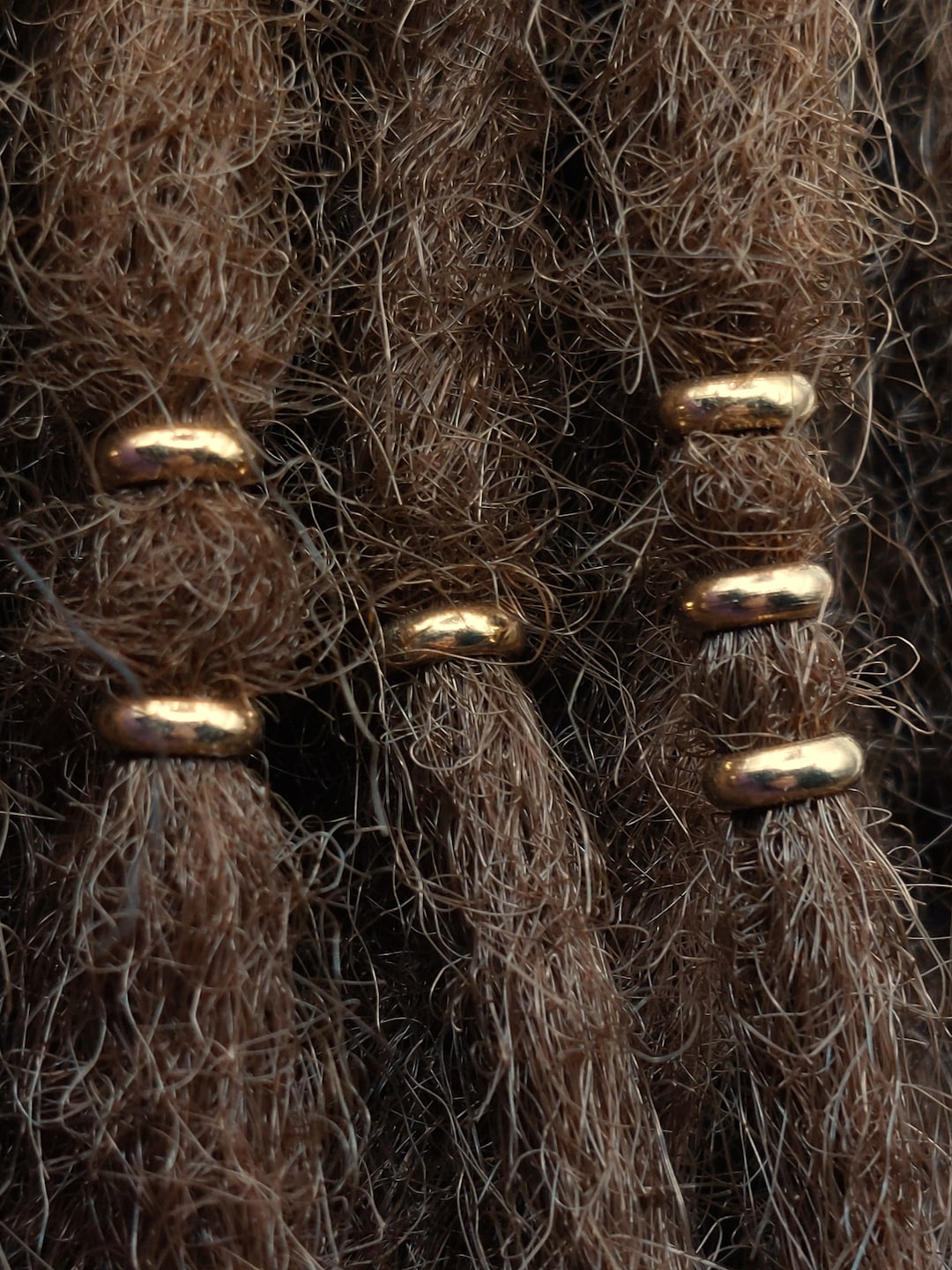 25 Gold Stainless Steel Loc Beads: 3-8mm Hole Braid/beard Jewelry ...