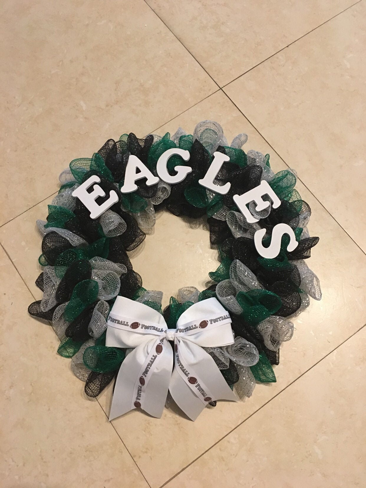 Philadelphia Eagles Football Wreath Sports NFL | Etsy