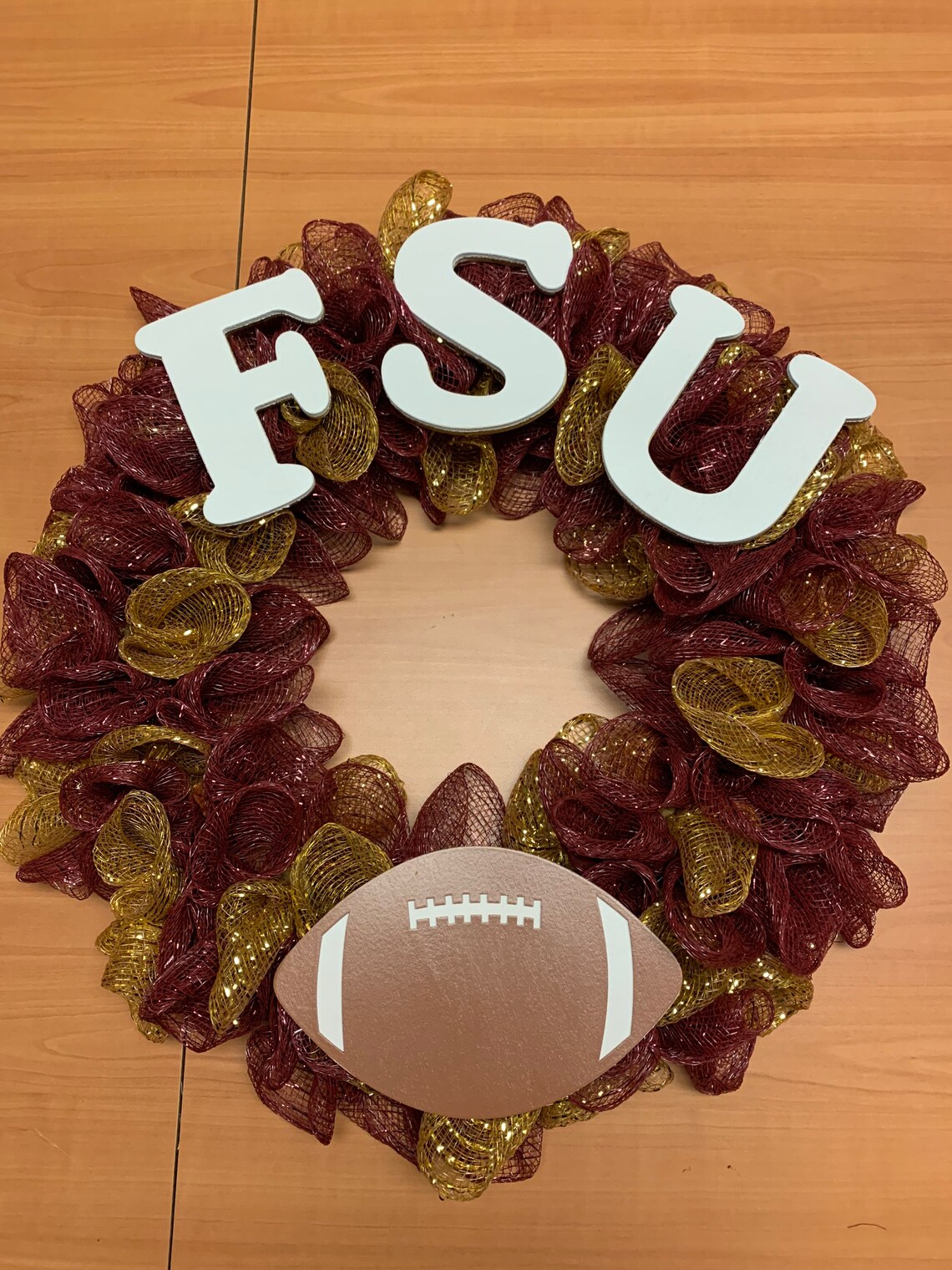 Florida State College Football FSU Seminoles Wreath | Etsy