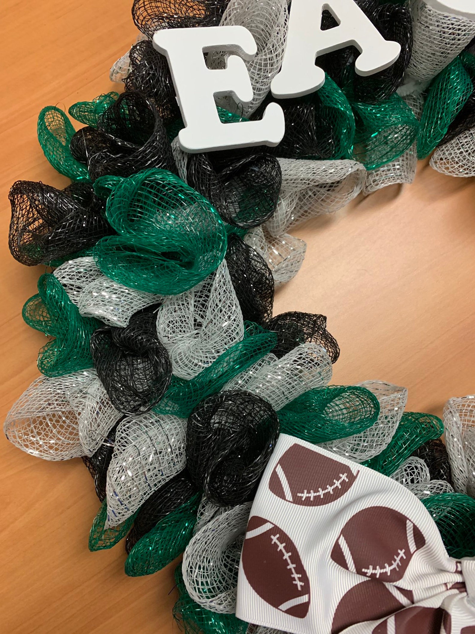 Philadelphia Eagles Football Wreath Sports NFL | Etsy