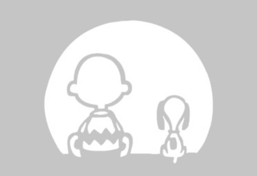 Vinyl Decal Snoopy, Linus, Moon Free Shipping - Etsy