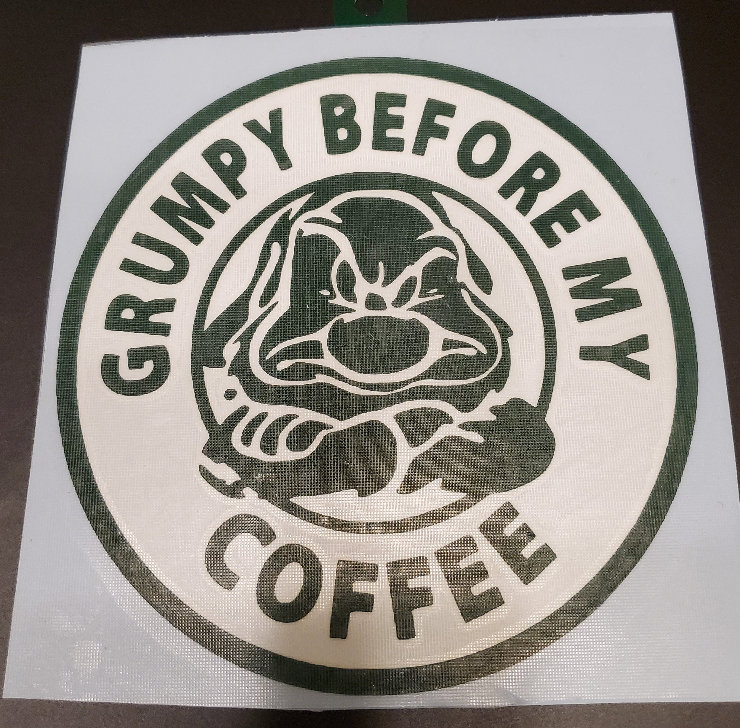 Vinyl car decal Disney Grumpy before my coffee Free shipping - Etsy.de