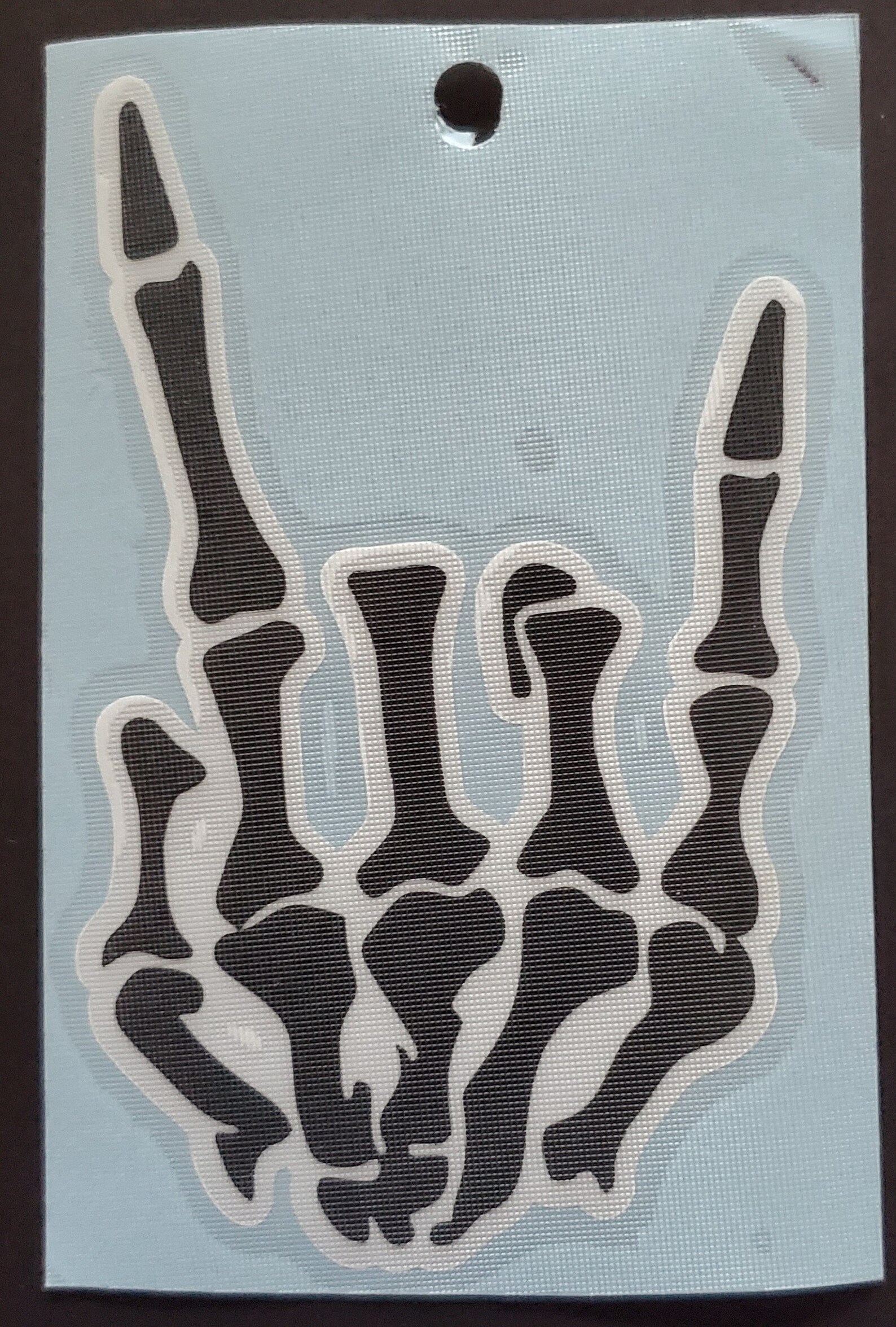Vinyl Decal skeleton Hand Free Shipping - Etsy UK