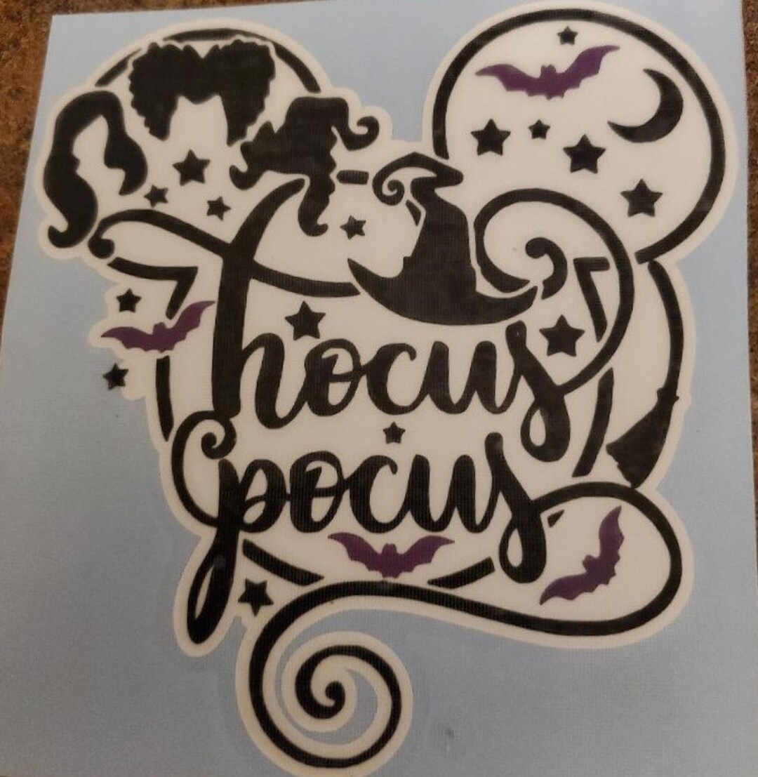 Vinyl Car Decal Disney Hocus Pocus Free Shipping - Etsy