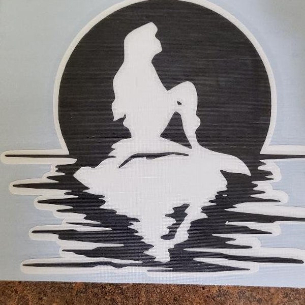 Little Mermaid Decal - Etsy
