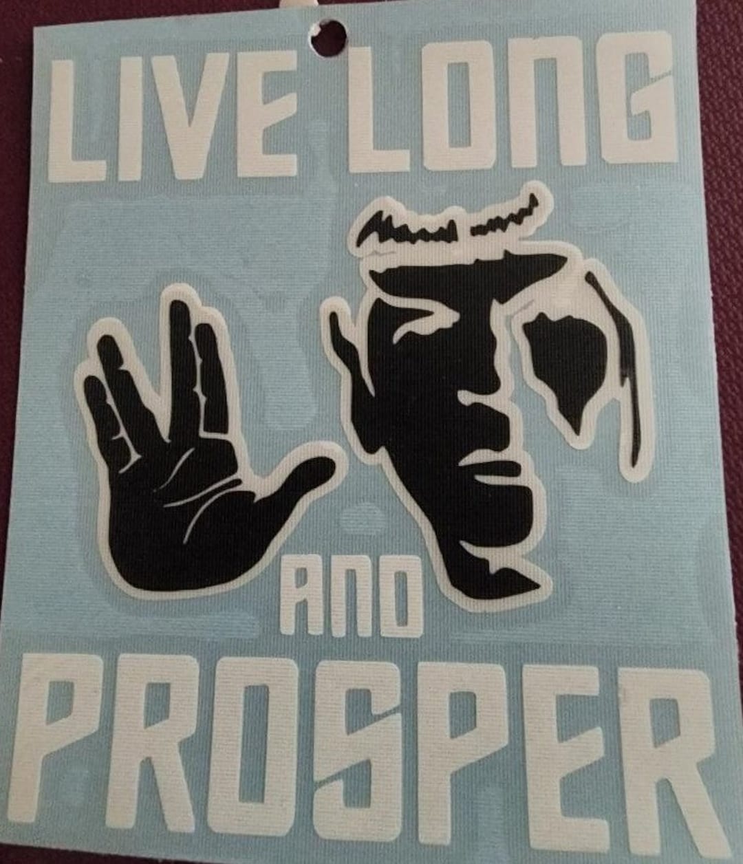 Vinyl Decal Live Long and Prosper Free Shipping - Etsy